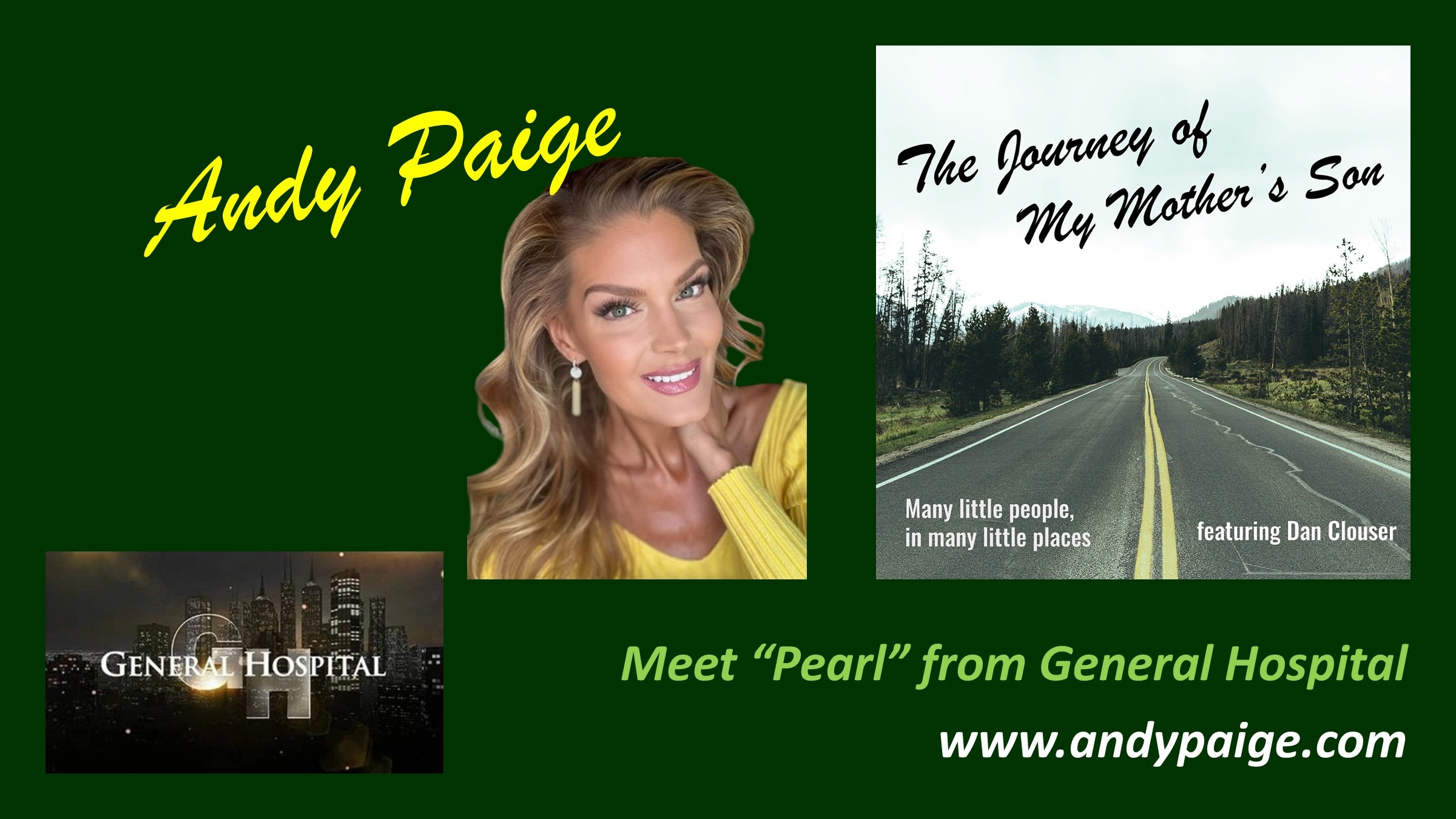 Andy Paige – Meet "Pearl" from General Hospital - Journey of My Mother ...
